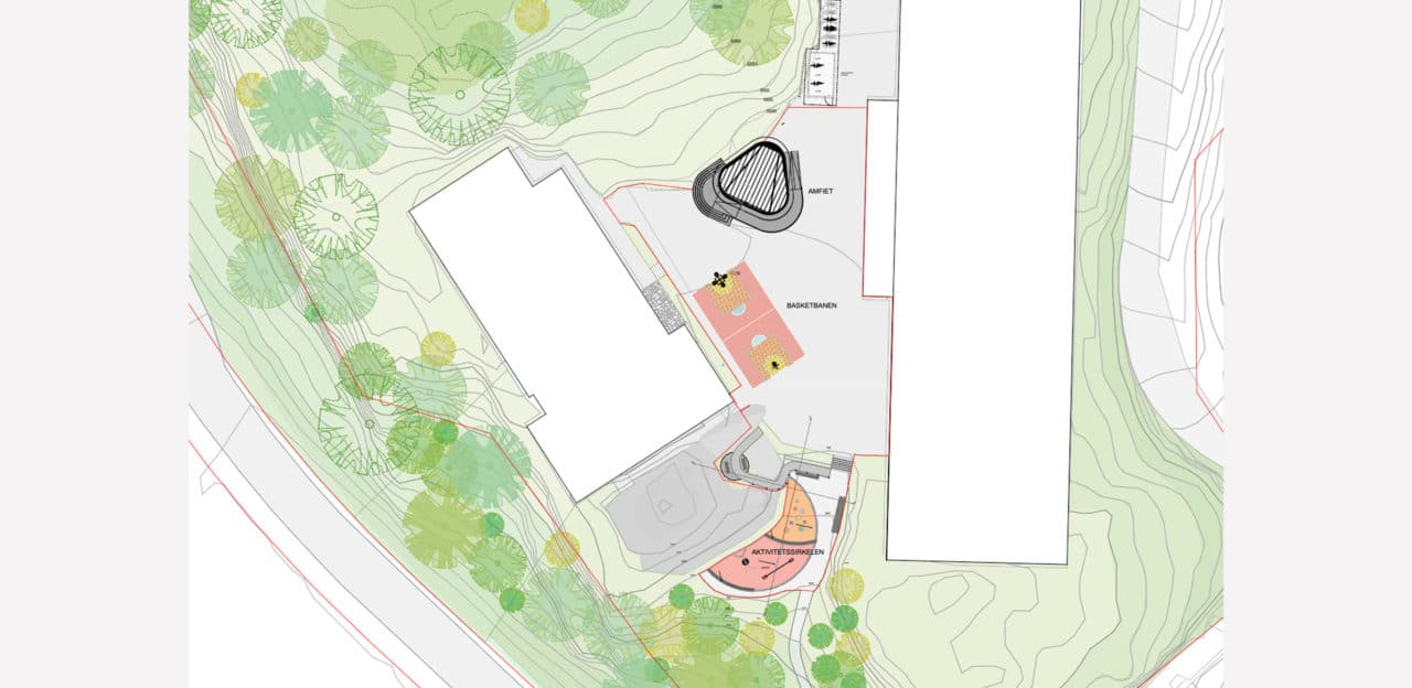 Uteområder på Sandgotna skole realiseres - Arkitektgruppen Cubus